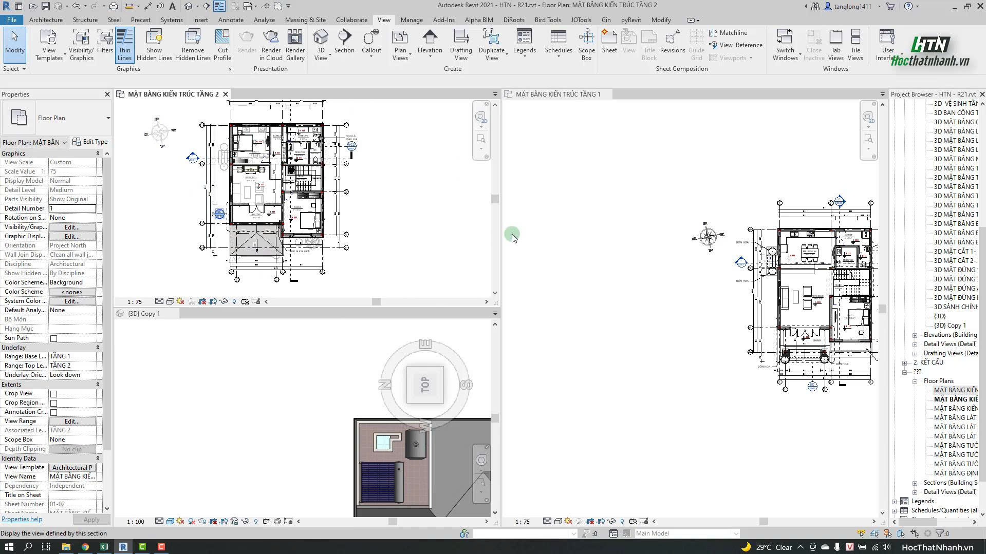 Hướng Dẫn Chi Tiết Cách Quan Sát & Điều Hướng Mô Hình 3D Trong Revit ...