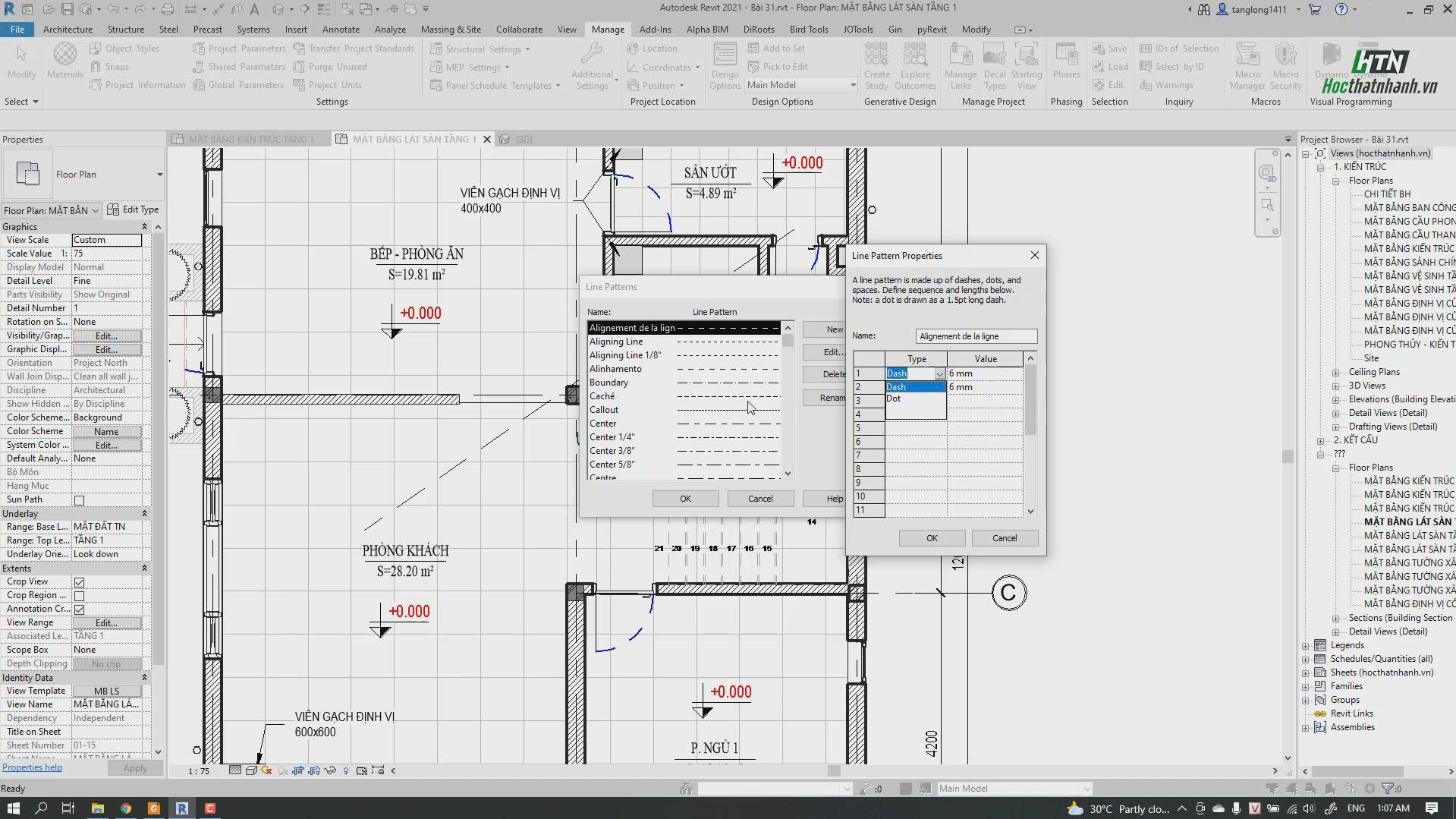 Cách Thiết Lập Object Style Trong Revit Để Chuẩn Hóa Toàn Bộ Đường Nét ...