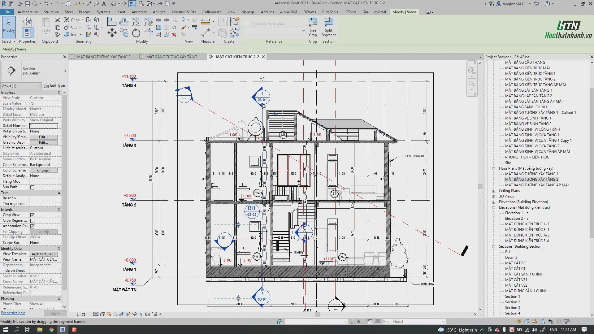 Cách Tạo Section và Callout Chi Tiết Trong Revit – Hướng Dẫn Từ A–Z ...